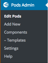 Creating & Editing Pods - Pods Docs
